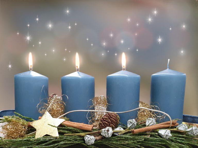 Schöner dritter 3 Advent Adventkranz länglich Hintergrund Bilder ...